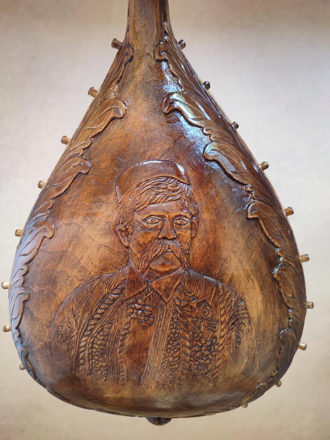 Gusle with horse (Marko Miljanov) | Gusle.me - Handcrafted Gusle ...