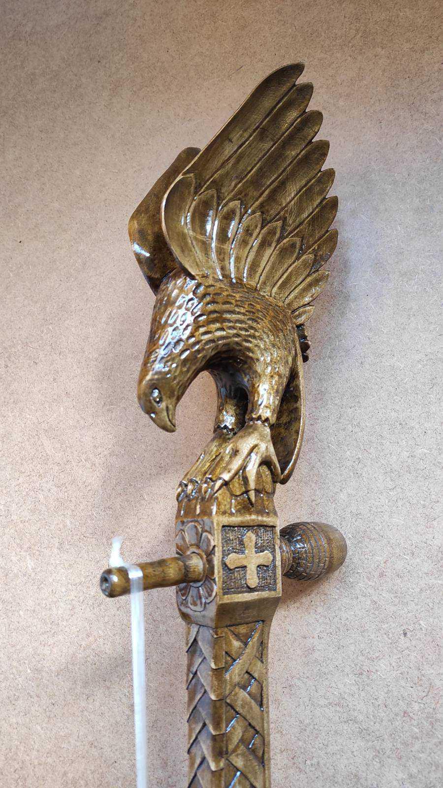 Gusle with an eagle (Njegoš, The Kosovo Maiden) | Gusle.me ...