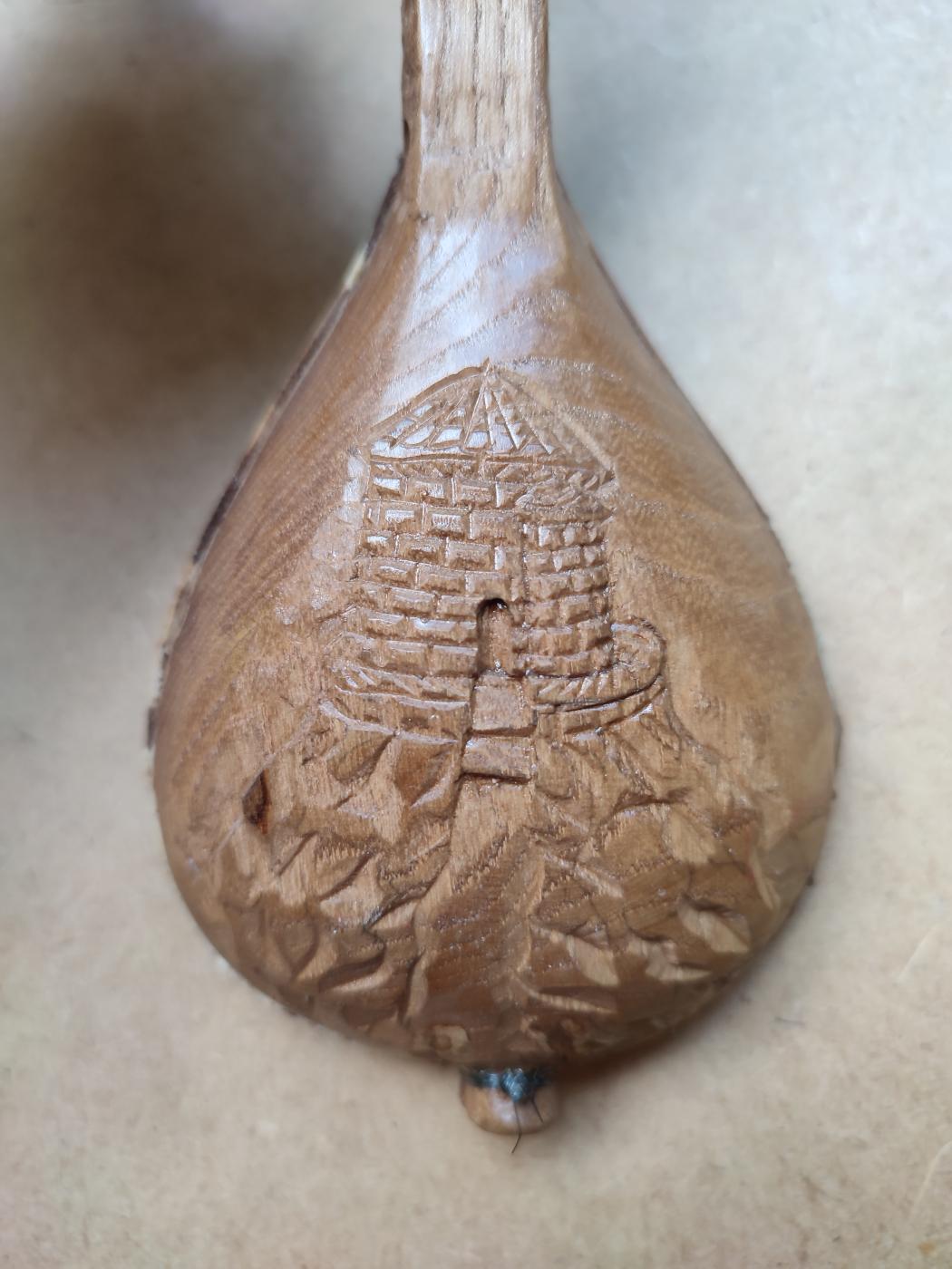 Gusle souvenir with an eagle, side view (about 25 cm) | Gusle.me ...