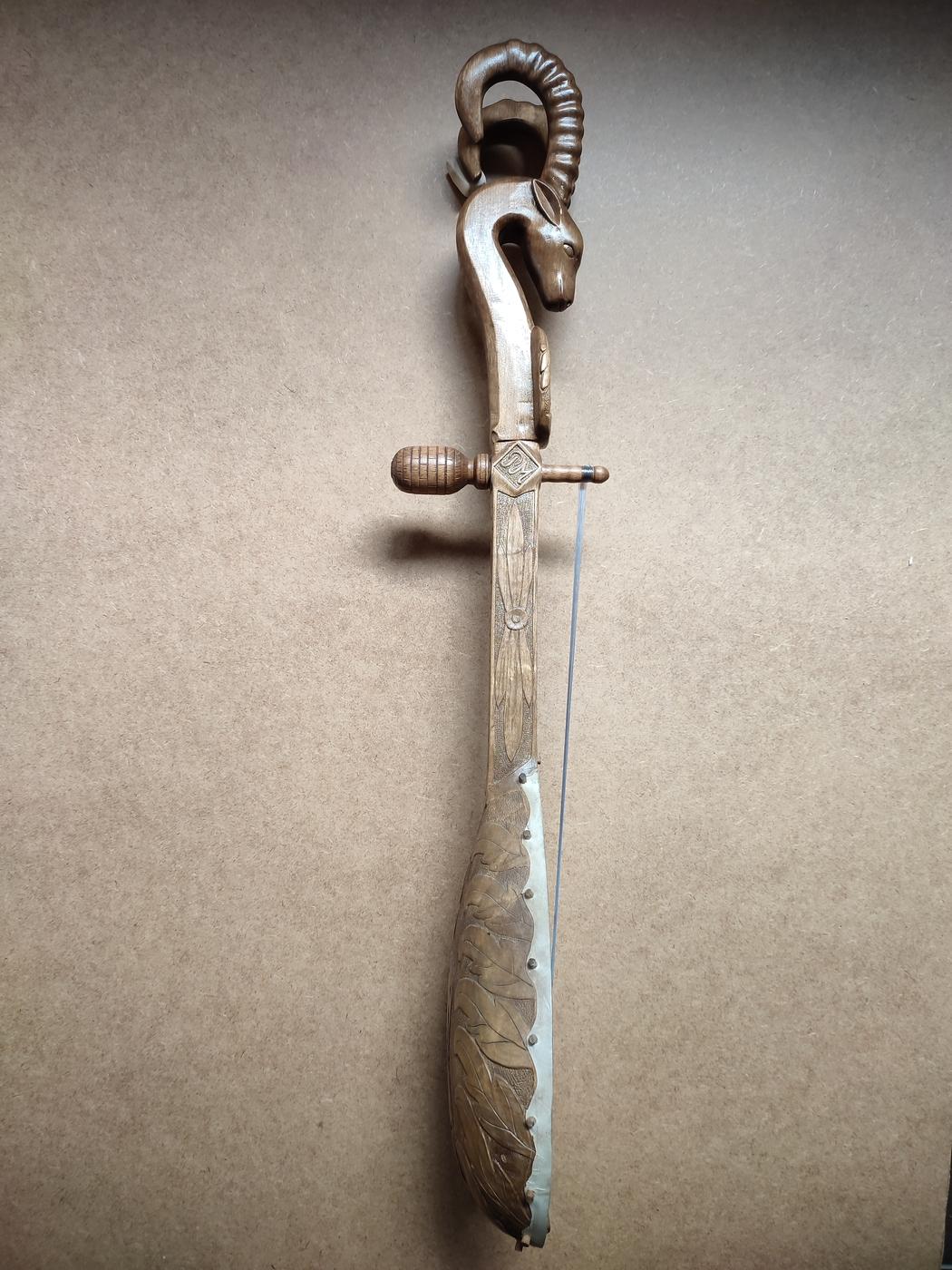 Gusle with goat (Njegos, monument to the heroes of the Battle of ...