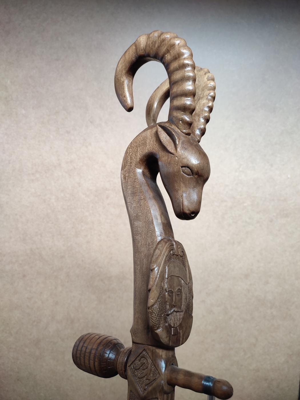 Gusle with goat (Njegos, monument to the heroes of the Battle of ...