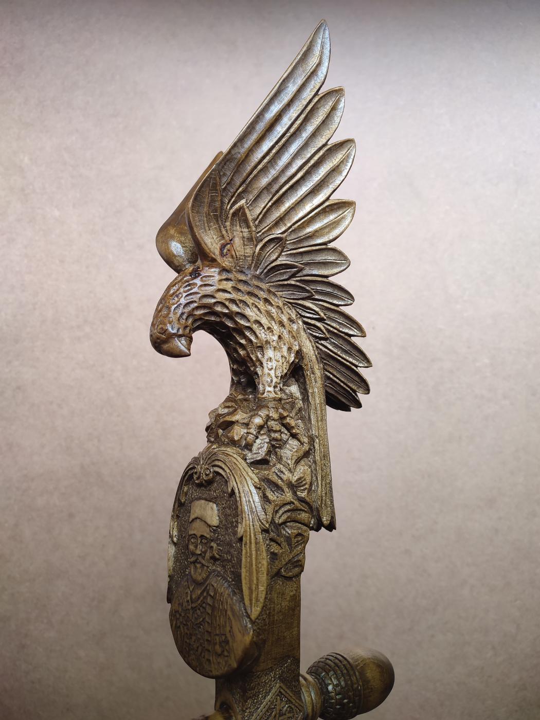 Gusle with an eagle (Njegoš, Vuk Karadžić, Chapel on Lovćen) | Gusle.me ...