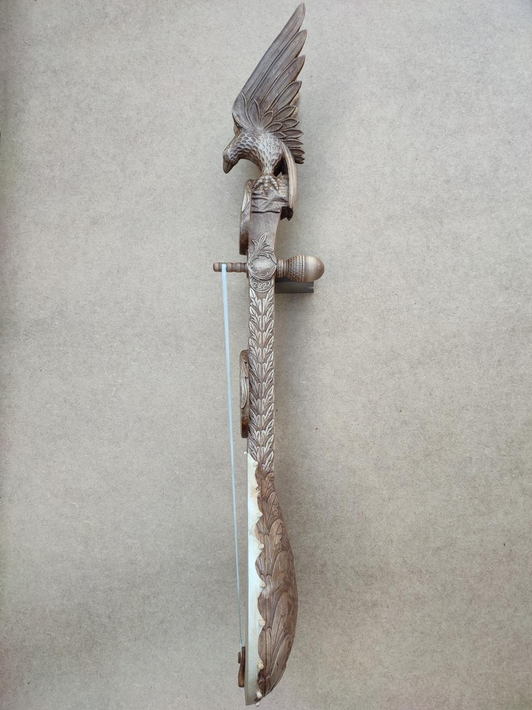 Gusle with an eagle (Njegoš, Vuk Karadžić, Ostrog Monastery) | Gusle.me ...