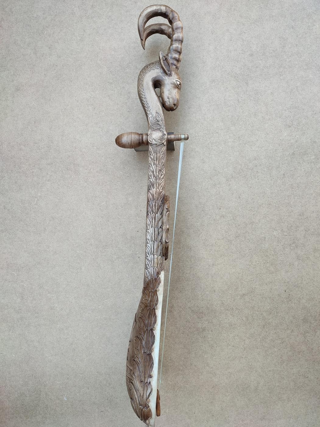 Gusle with goat (the coat of arms of Montenegro, monument to the heroes ...